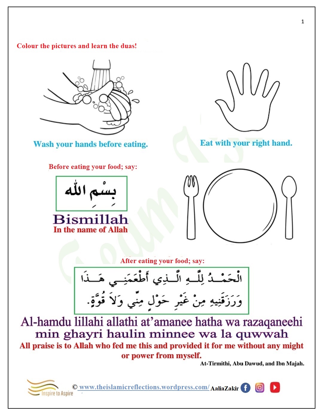Dua for Eating - Islamic Reflections